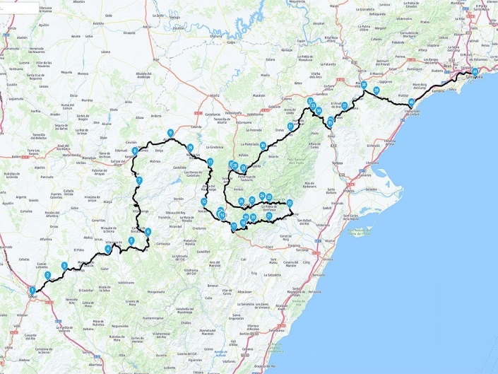 ruta-silent-route-mapa | Factory Riders - Rutas y viajes en moto
